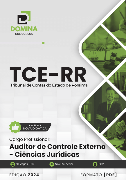 Novo Material: Apostila Auditor Controle Externo Ciências Jurídicas TCE ...