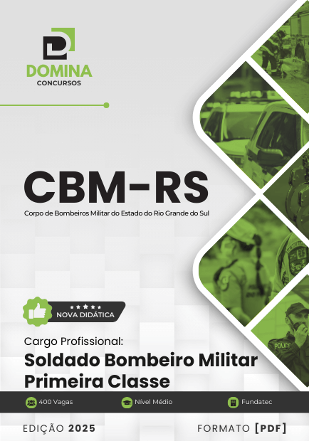 Novo Material: Apostila Soldado Bombeiro Militar CBM RS 2025