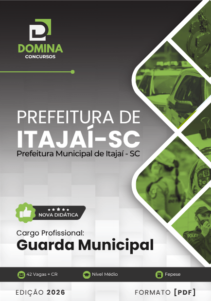 Domine a Apostila Guarda Municipal Itajaí SC 2026 e conquiste sua vaga!